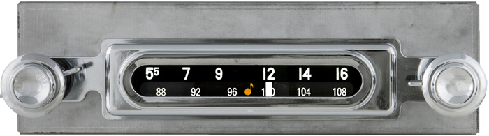 1955 2nd series 1956 to 59 Chevrolet Truck AM FM Stereo Bluetooth® Rad ...