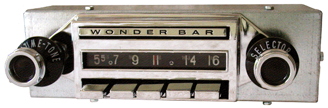 1958 Chevrolet Corvette C1 Wonderbar AM FM Stereo Bluetooth® Radio ...